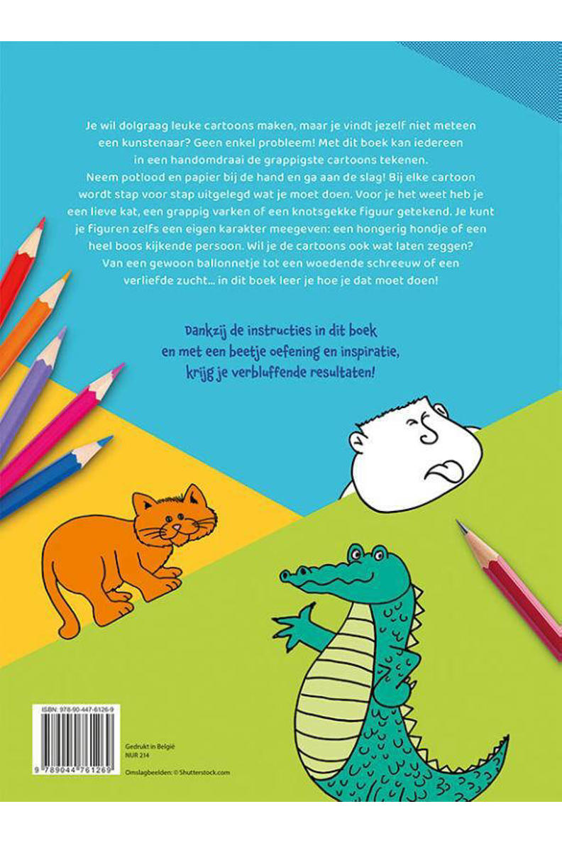 Mike ARTELL Stap voor stap cartoons leren tekenen | wehkamp
