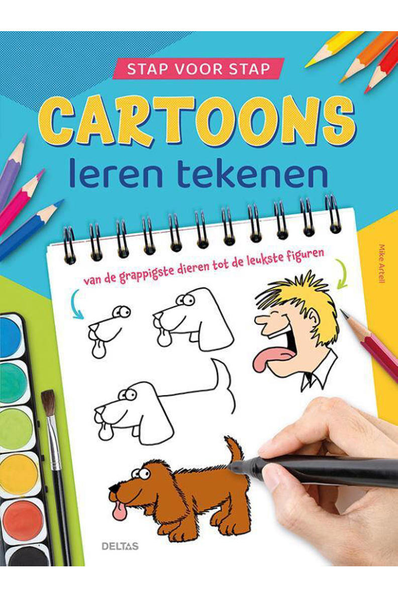 Mike ARTELL Stap voor stap cartoons leren tekenen | wehkamp