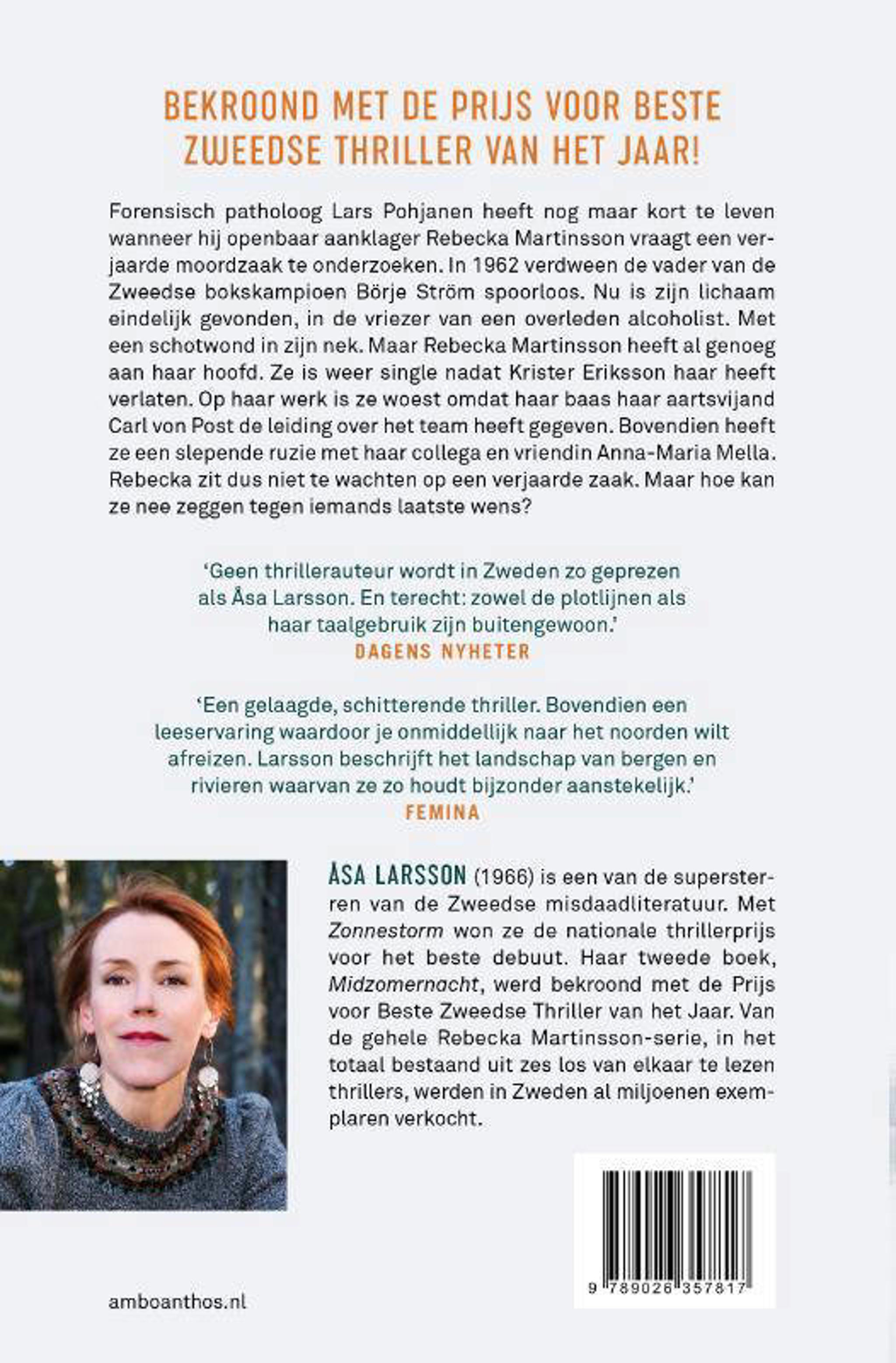 Åsa Larsson Rebecka Martinsson: De zonden van onze vaders | wehkamp