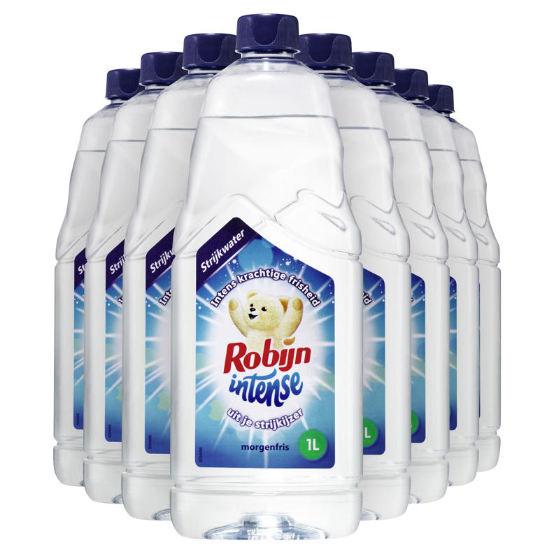 Robijn Intense Morgenfris strijkwater - 10 x 1L - voordeelverpakking ...