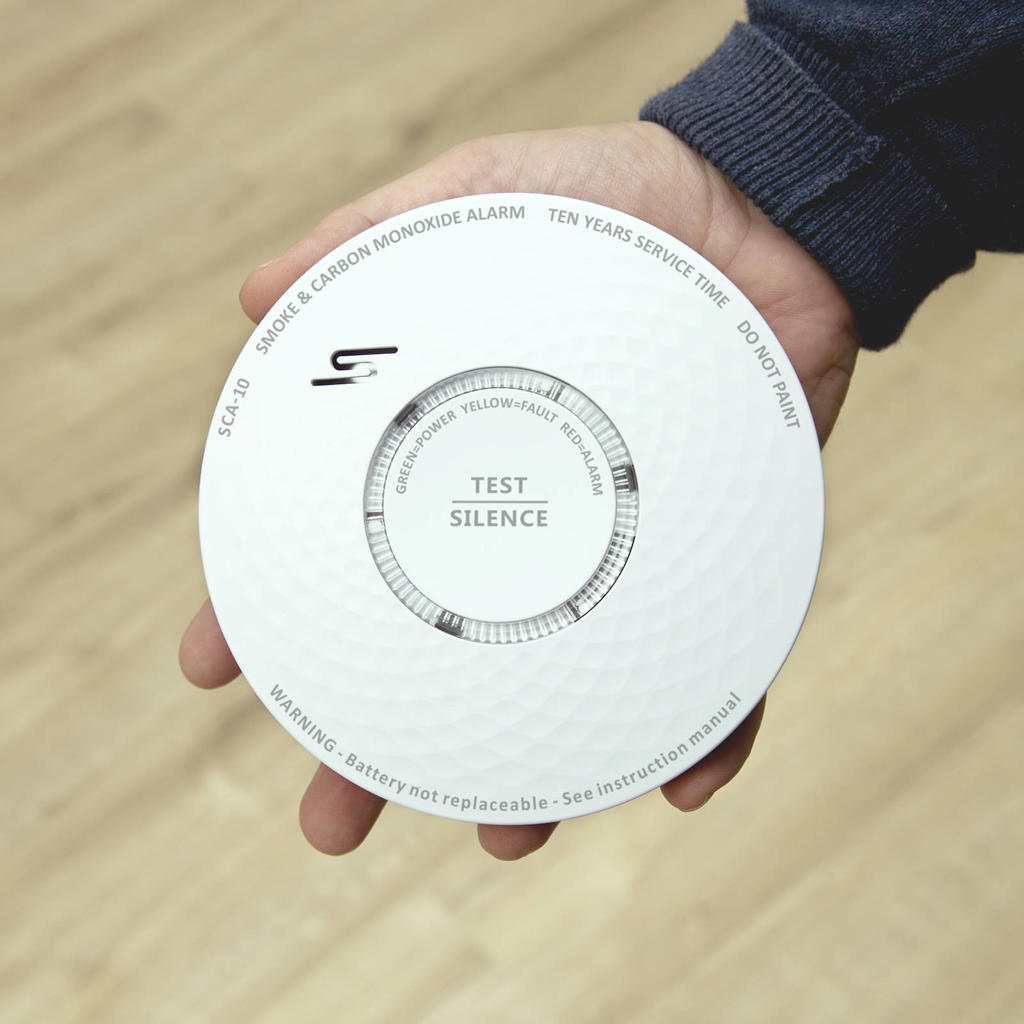 Alecto SCA-10 - rookmelder en koolmonoxidemelder in één, wit | wehkamp