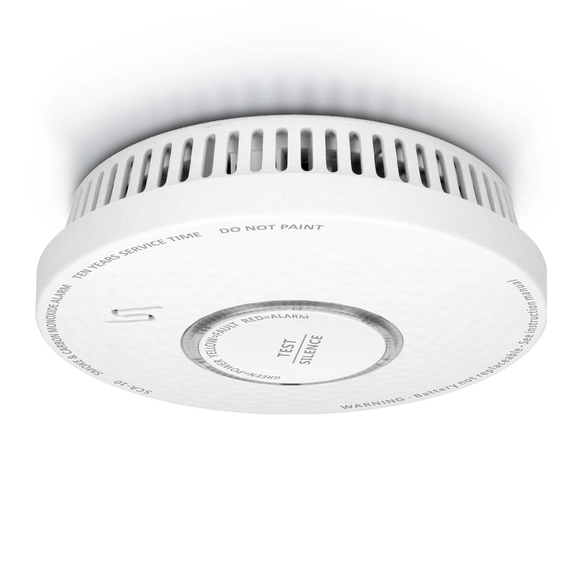 Alecto SCA-10 - rookmelder en koolmonoxidemelder in één, wit | wehkamp