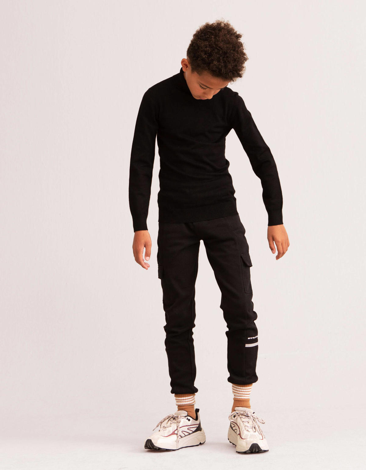 Shoeby slim fit joggingbroek Saad zwart | wehkamp
