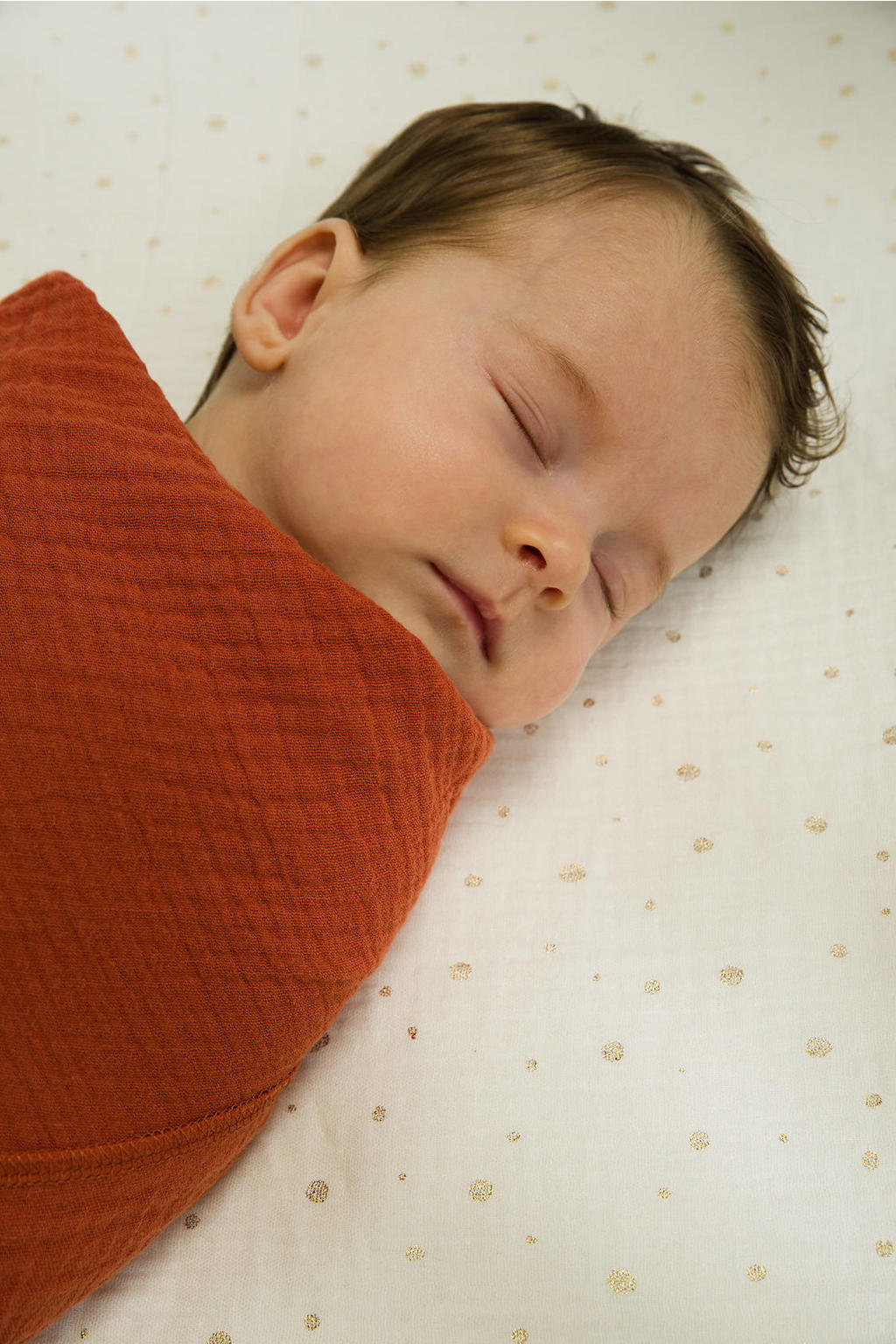 Cottonbaby multidoek XL Cottonsoft uni 120x120 cm roest | wehkamp