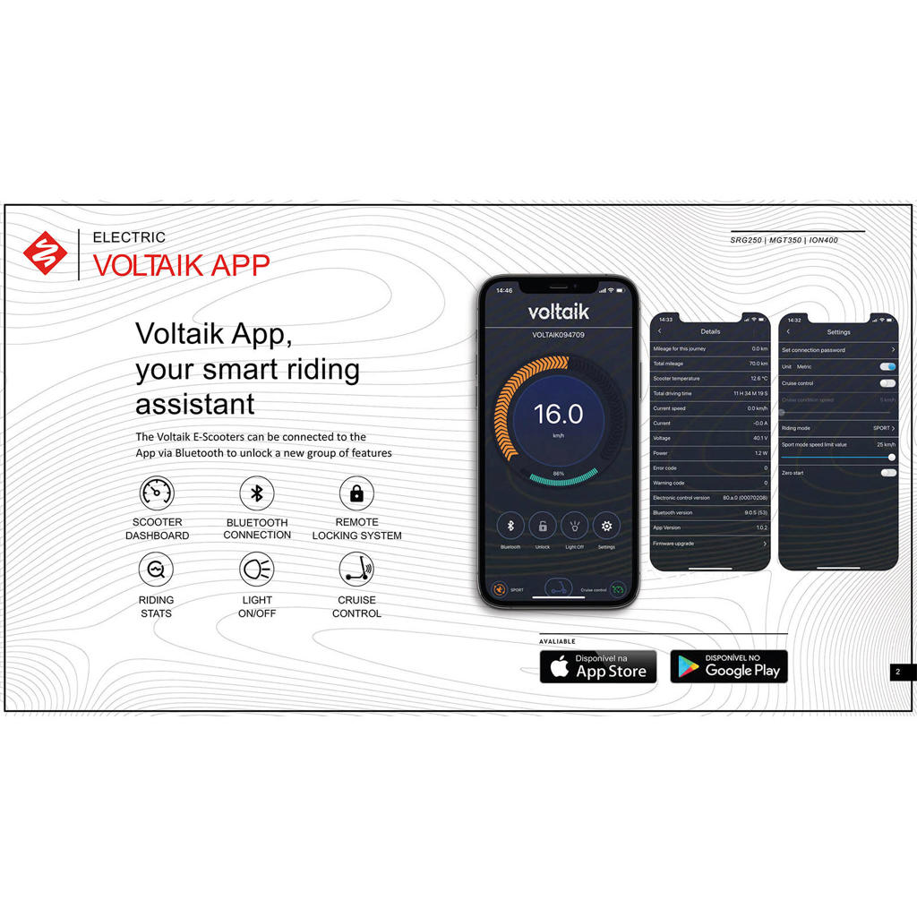 Street Surfing elektrische step Voltaik MGT 350 | wehkamp