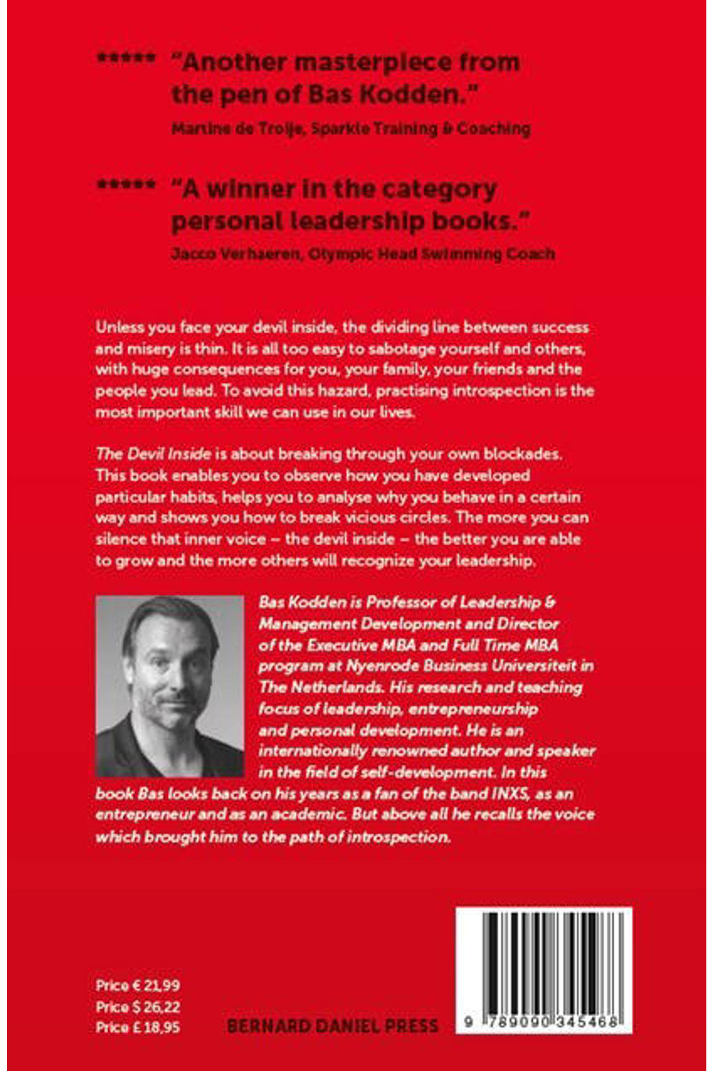 Bas Kodden Discover Your Personal Authentic Leadership Potential - The Devil Inside | wehkamp