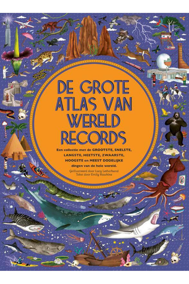 Emily Hawkins De grote atlas van wereldrecords | wehkamp