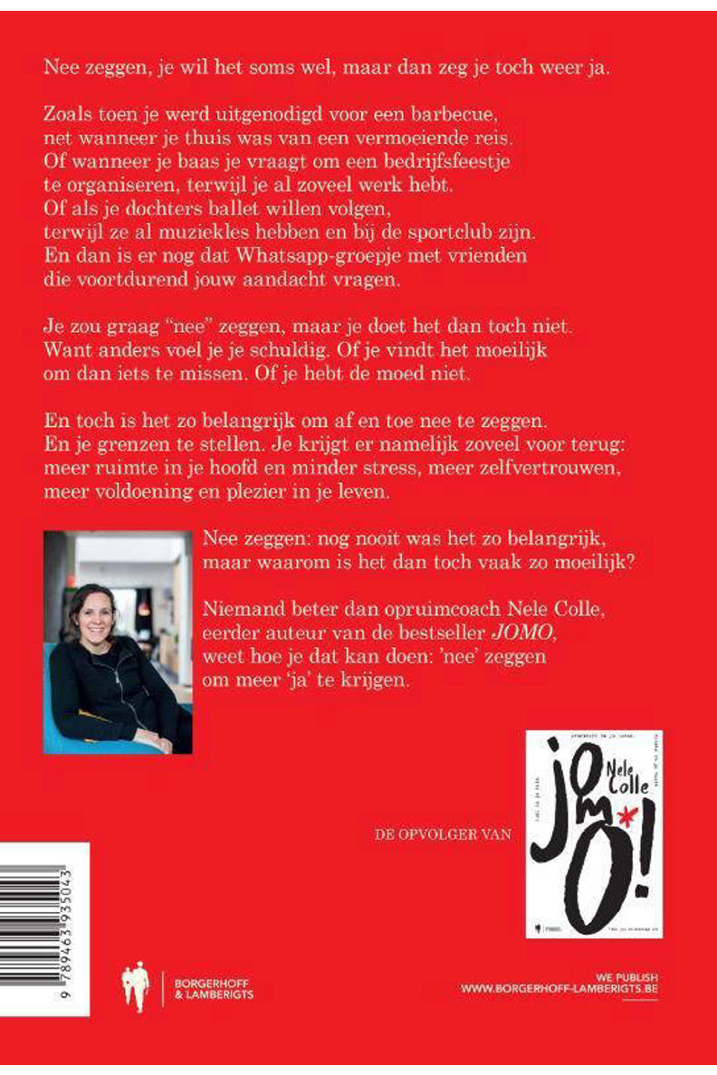 Nele Colle Je krijgt zoveel meer ja als je nee kan zeggen | wehkamp