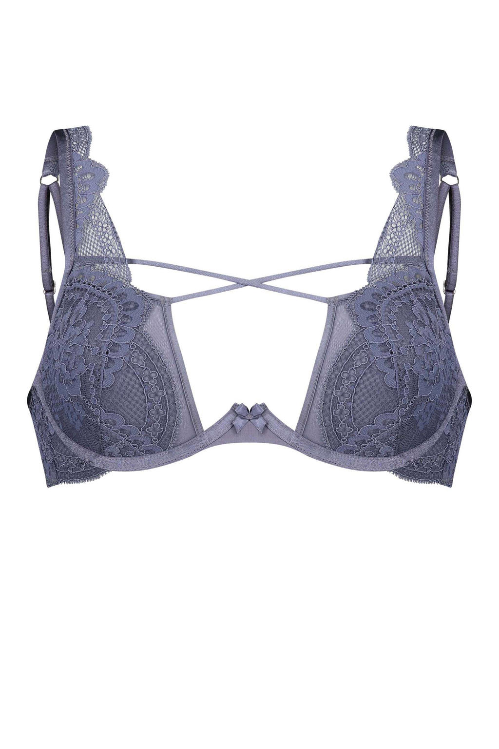 Hunkemöller Push Up Bh Philomena By Rebecca Mir Blauw Wehkamp