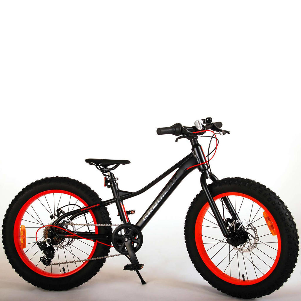 Volare Gradient kinderfiets 20 inch Zwart/ rood | wehkamp