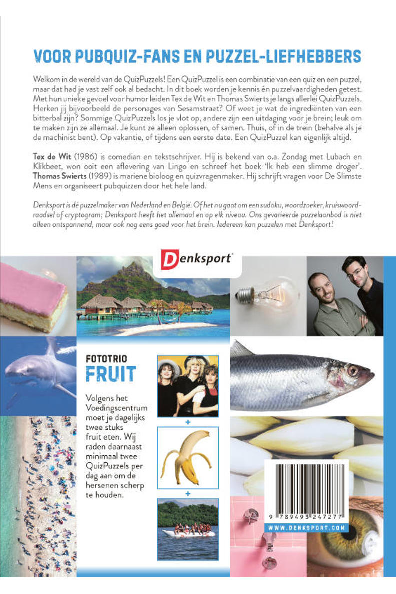 Tex de Wit en Thomas Swierts QuizPuzzels | wehkamp