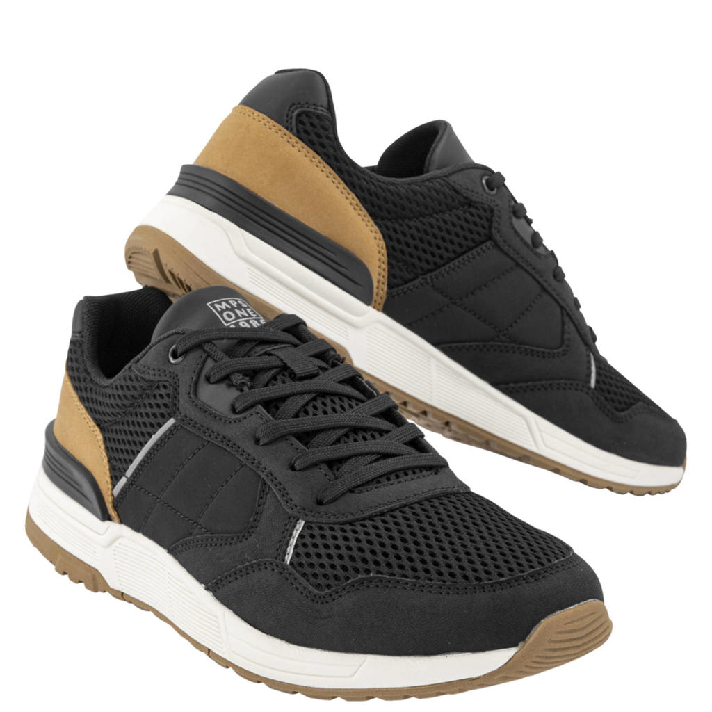 Memphis One sneakers zwart/bruin | wehkamp