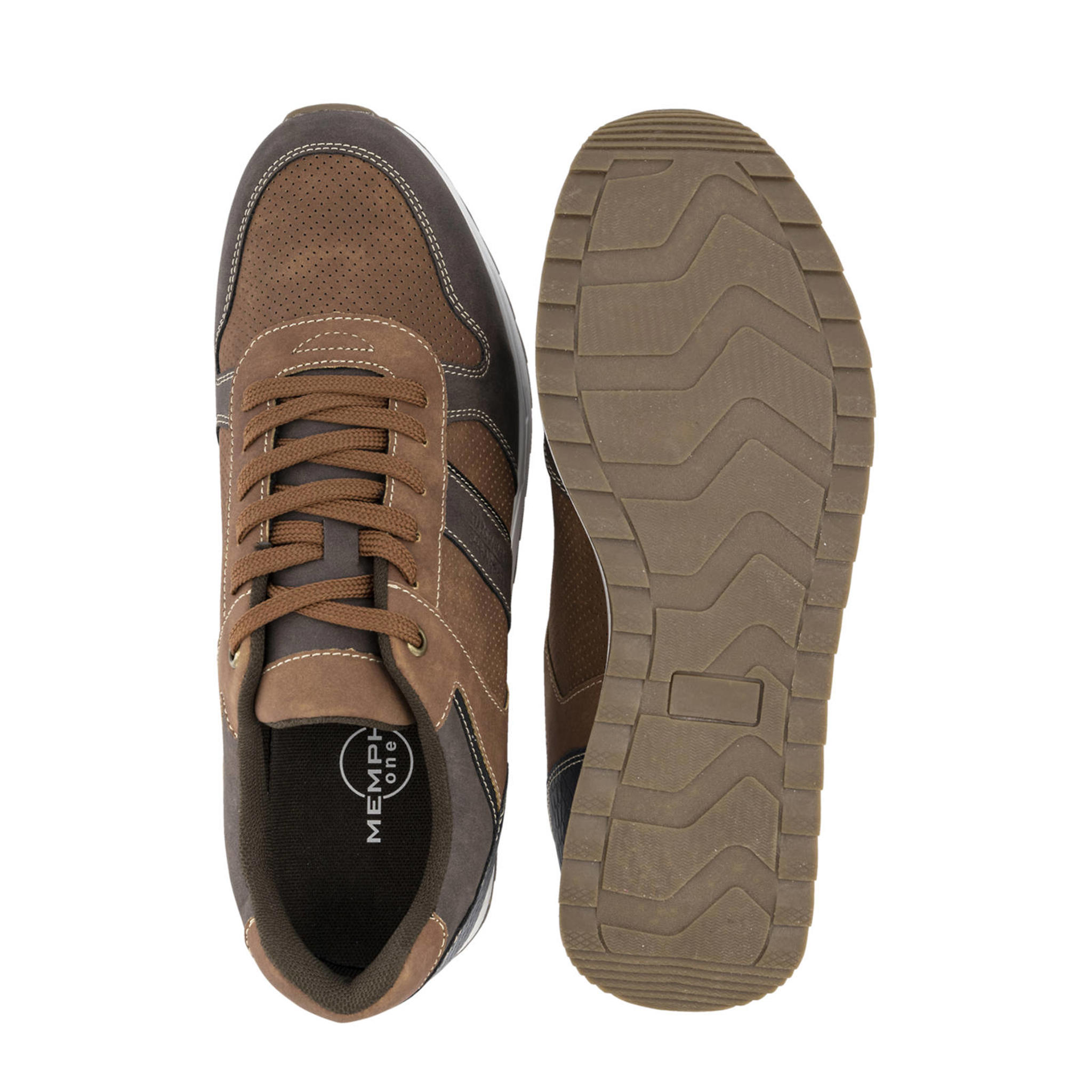 Memphis One sneakers bruin kopen? | Morgen in huis | wehkamp