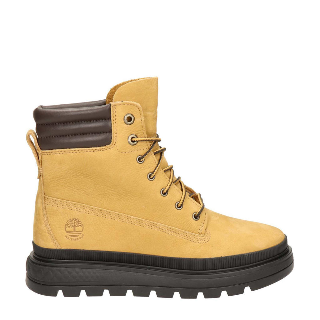 Timberland nubuck veterboots geel | wehkamp
