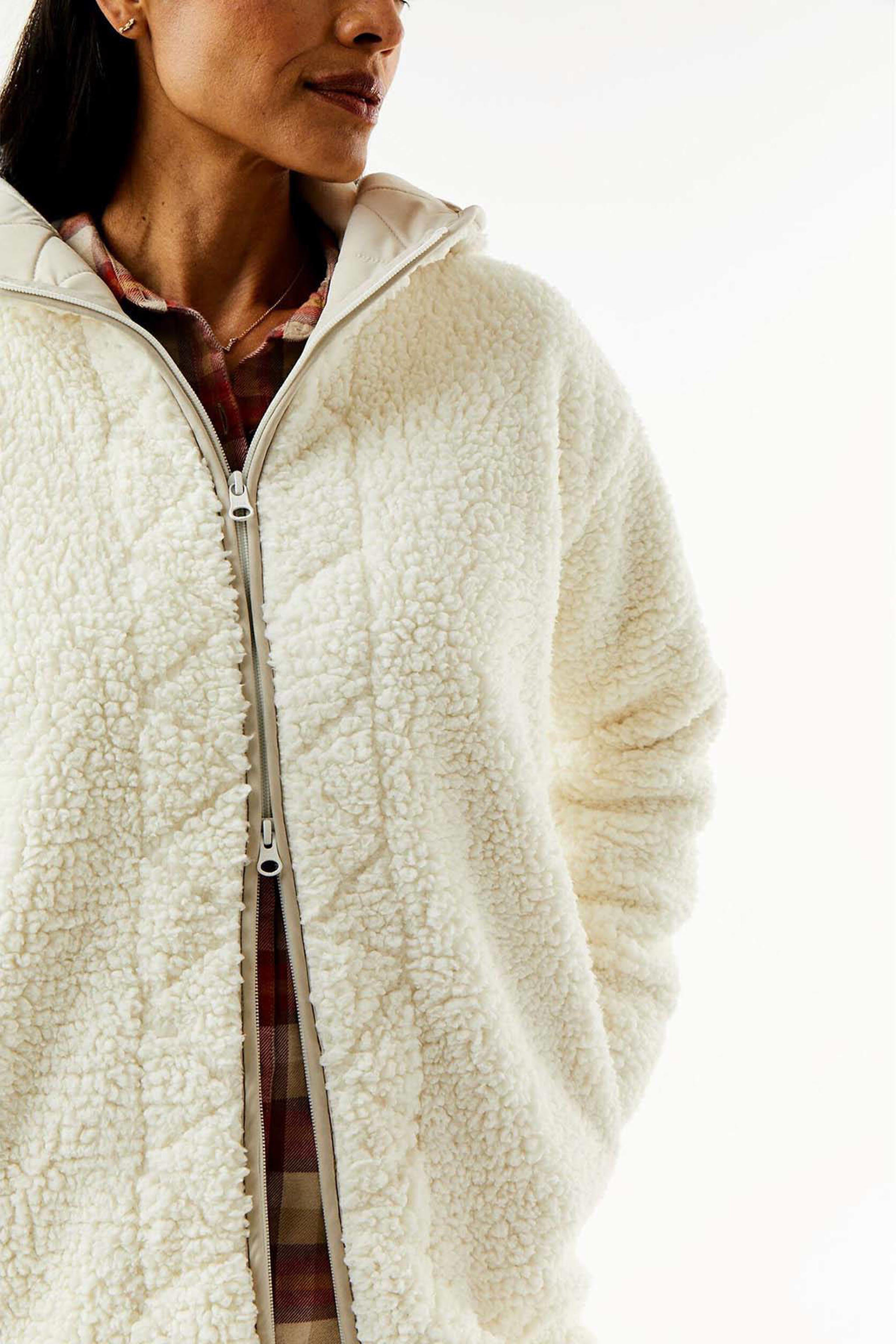 Royal Robbins vest Urbanesque Sherpa ecru | wehkamp