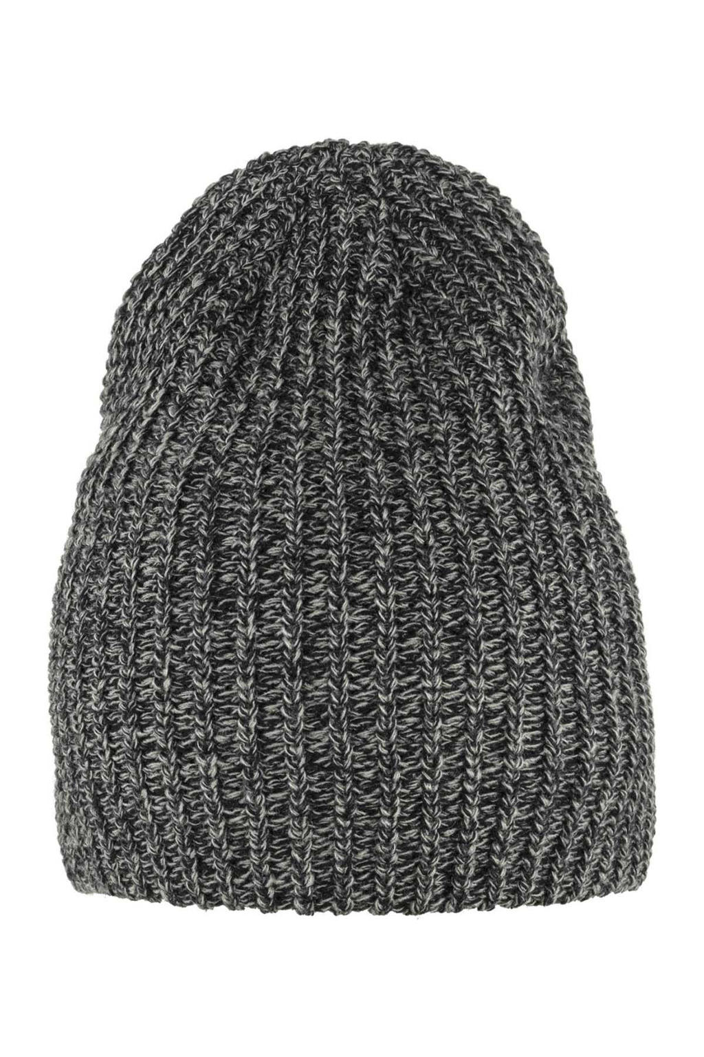 Fjällräven muts Övik zwart melange | wehkamp