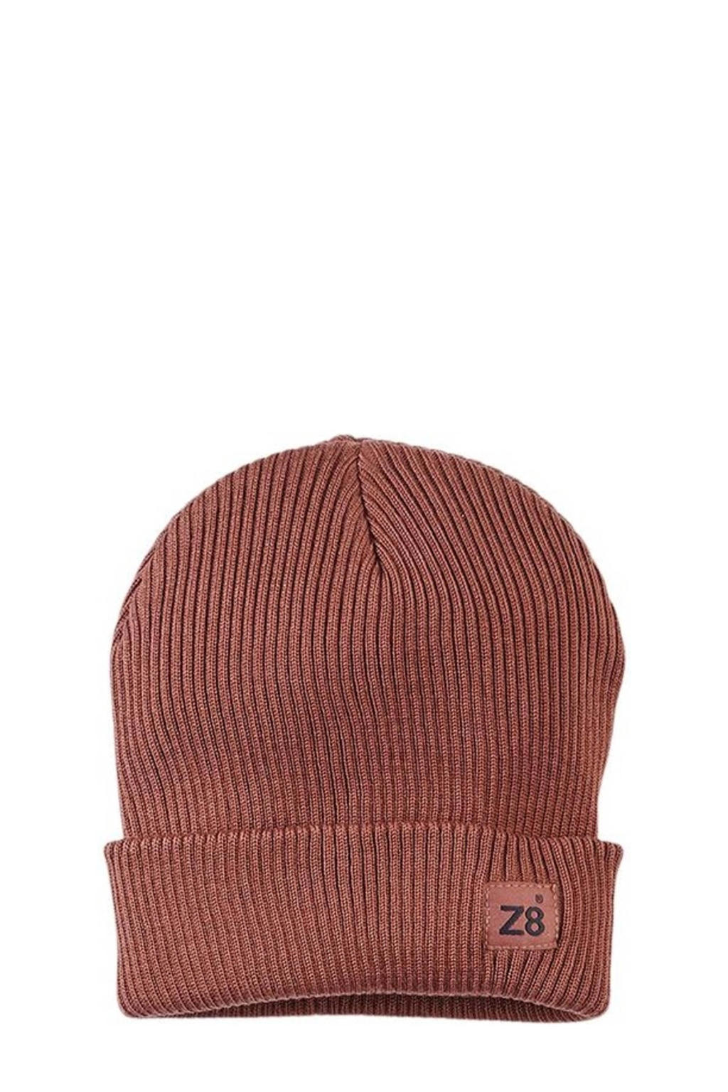 Z8 rib gebreide muts Pascal W22 roestbruin | wehkamp