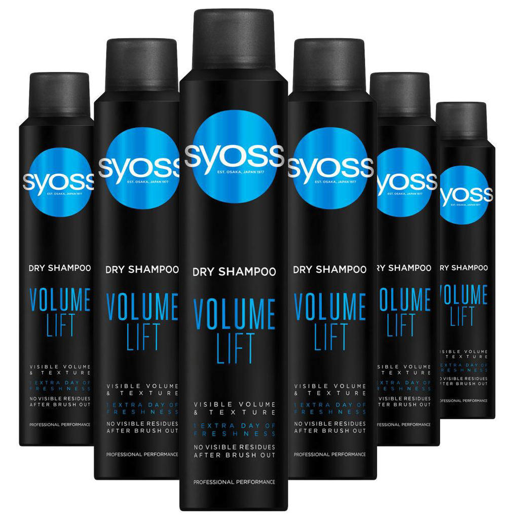 Syoss Volume Lift droogshampoo - 6 x 200 ml - voordeelverpakking | wehkamp