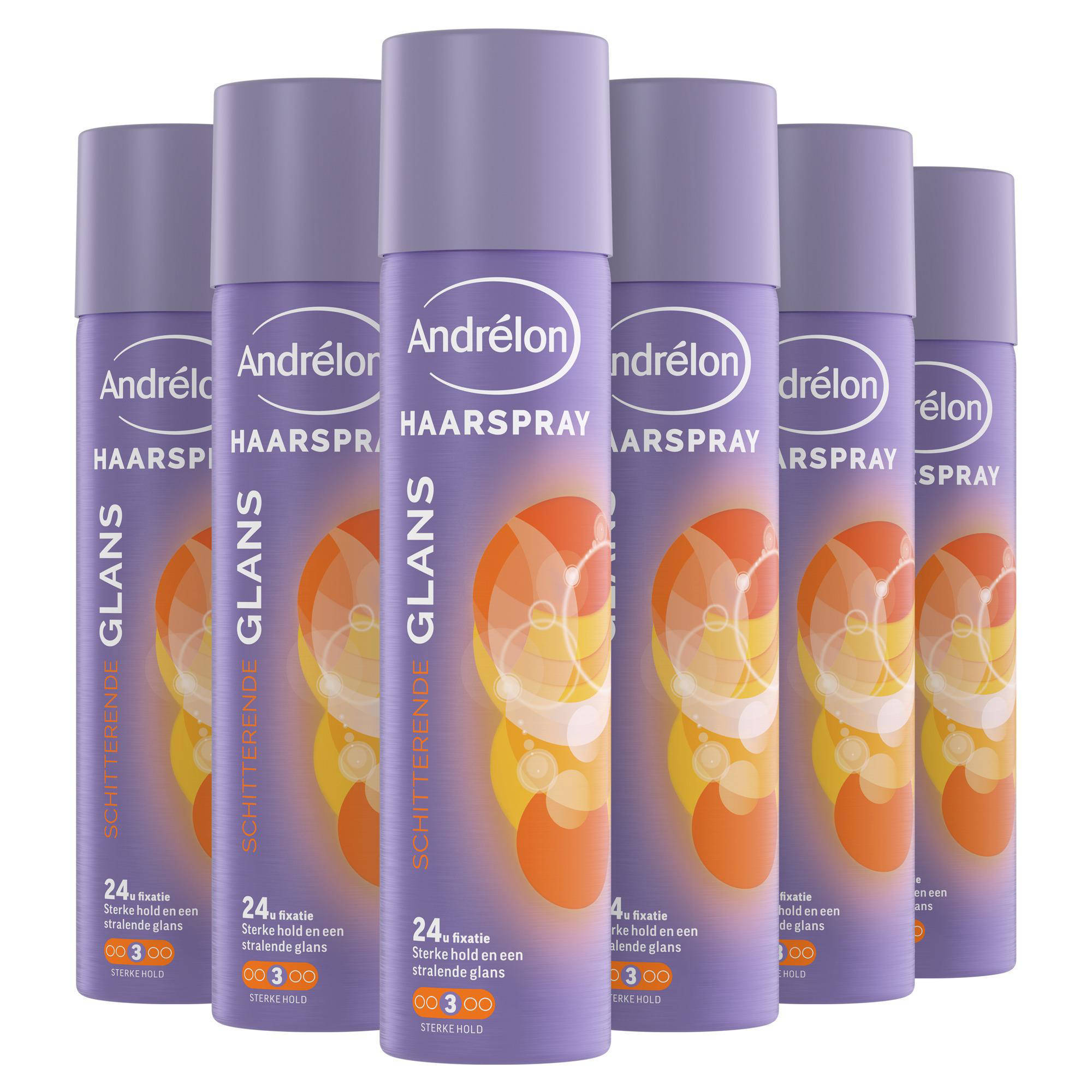 Andrelon Styling Glans Haarspray - 6 x 250 ml - Voordeelverpakking ...