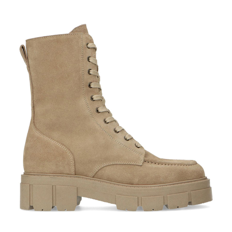 Beige veterboots voor dames online kopen? | Wehkamp