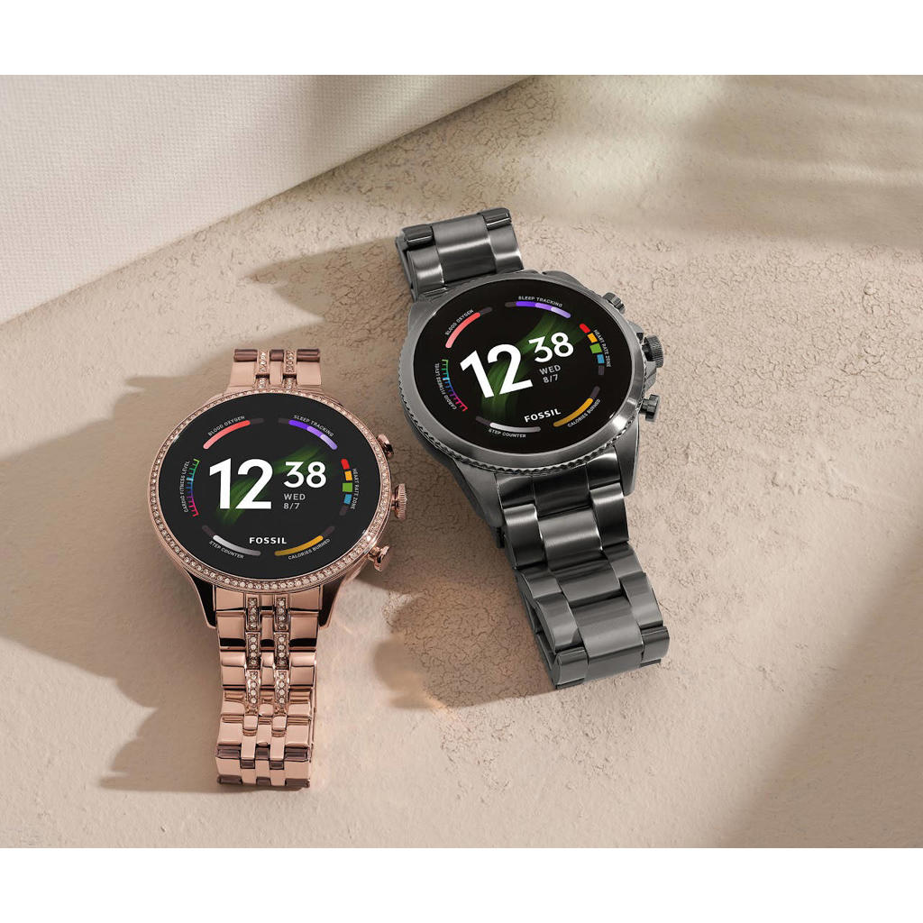 Fossil Gen 6 Display Smartwatch FTW6077 rosé | wehkamp