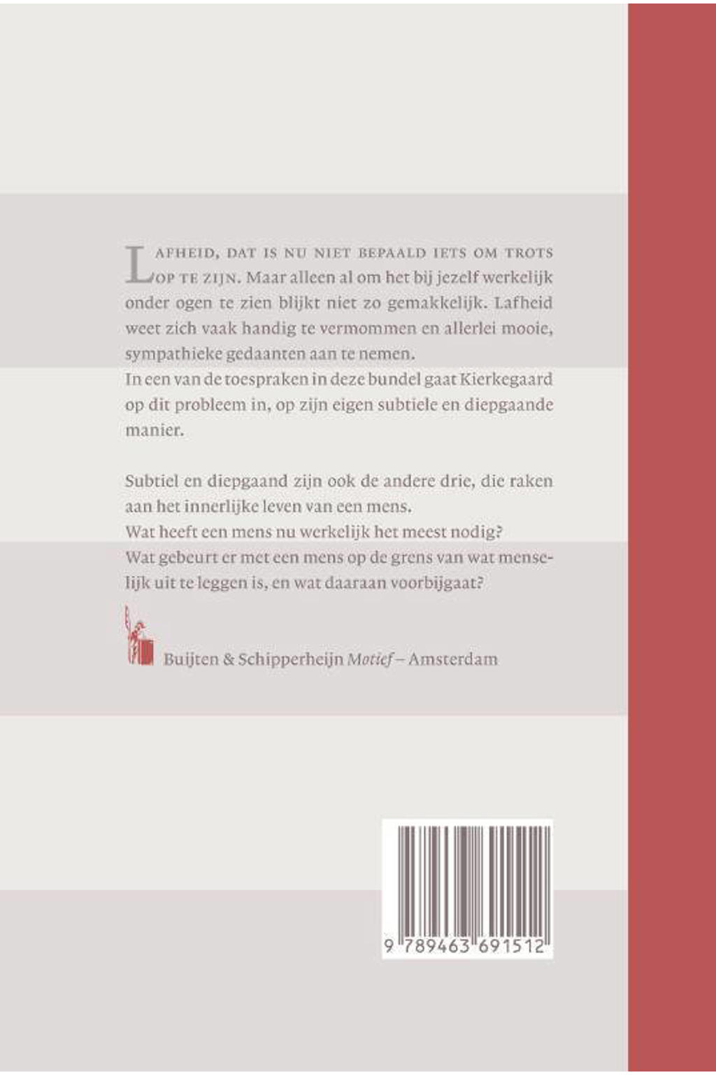 S. Kierkegaard De lafheid te lijf | wehkamp