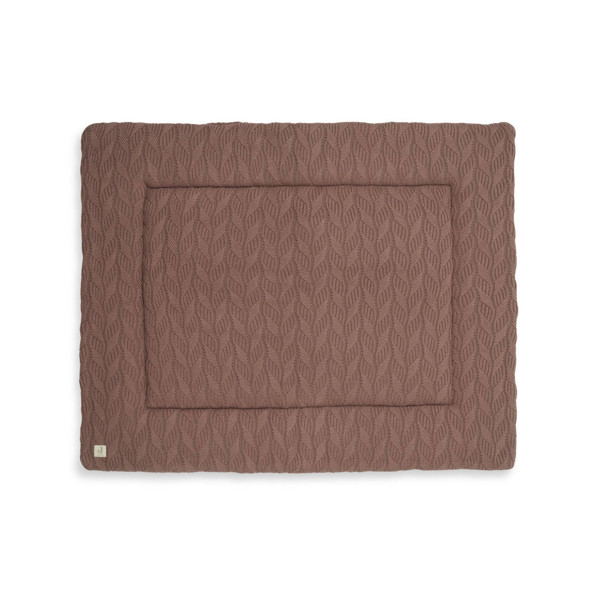 Jollein boxkleed 80x100cm Spring knit chestnut | wehkamp