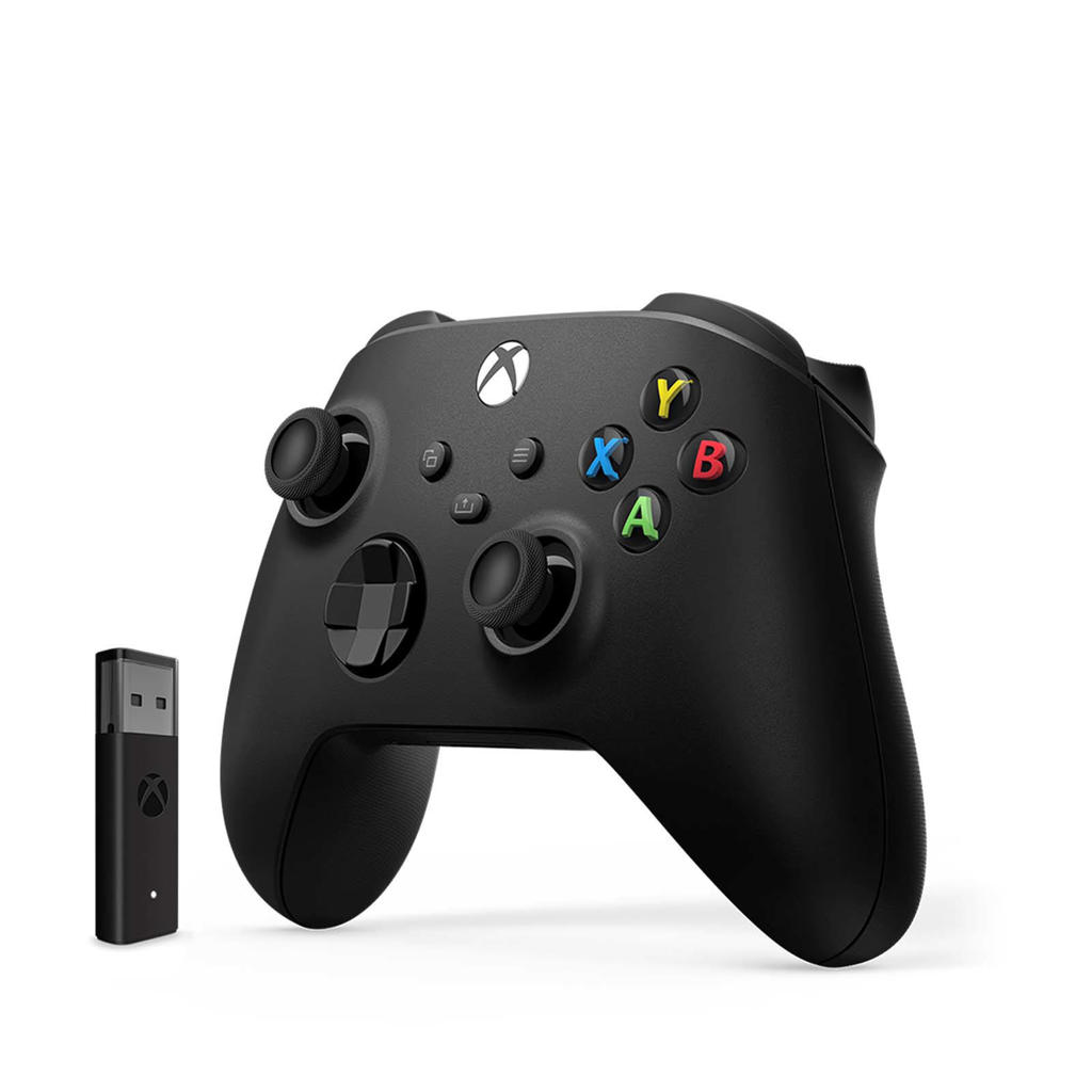 Microsoft draadloze Xbox controller + Windows receiver (Zwart) | wehkamp