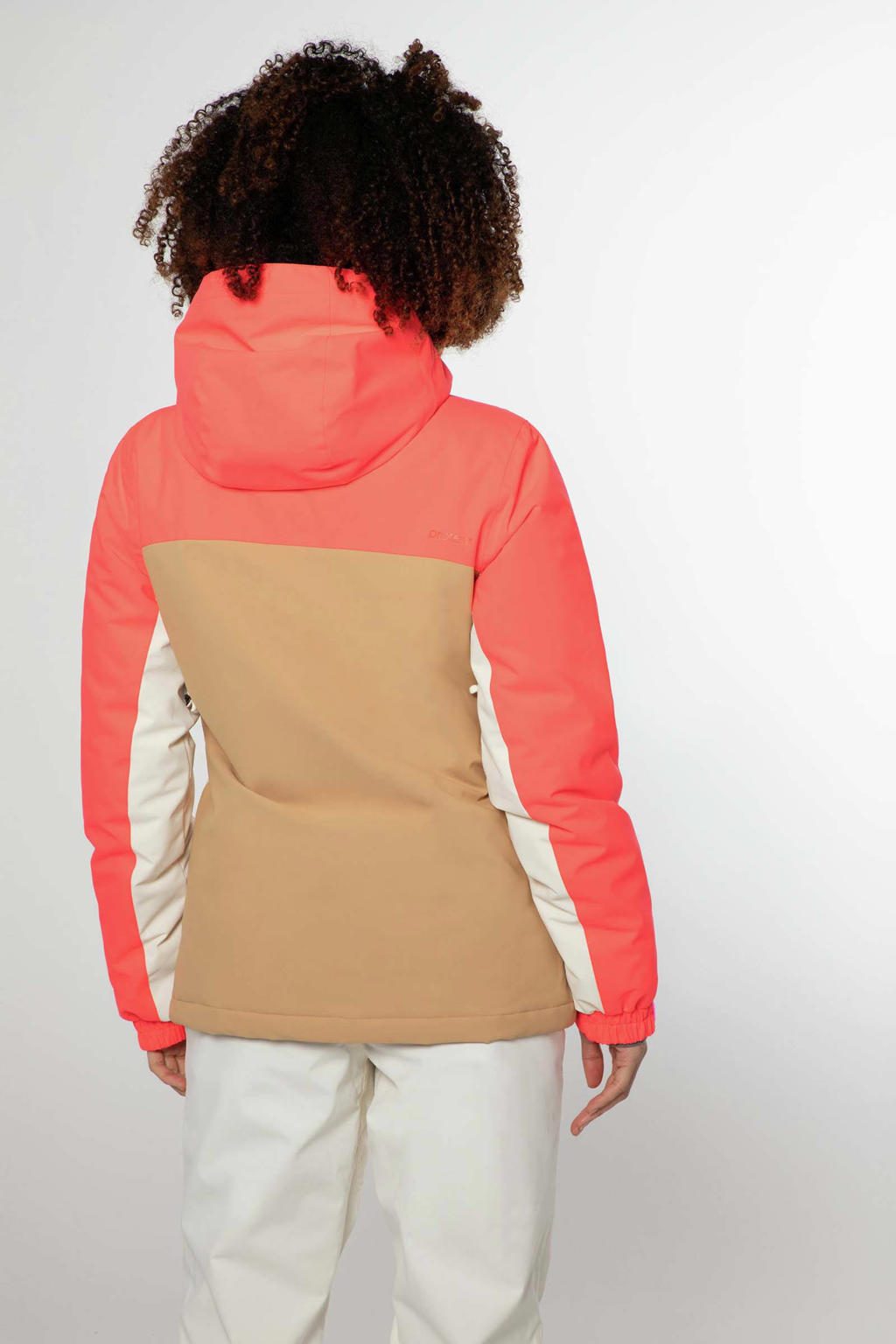 Protest ski-jack Baow roze/ecru/bruin | wehkamp