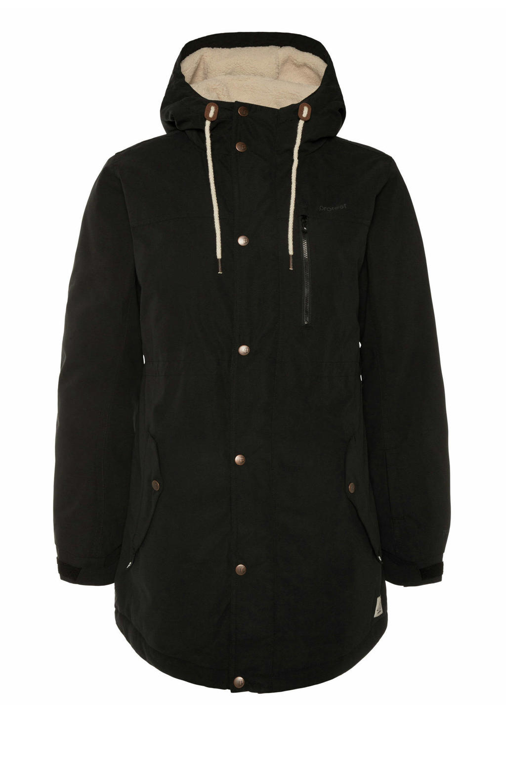 Protest ski-jack Saffroon zwart | wehkamp