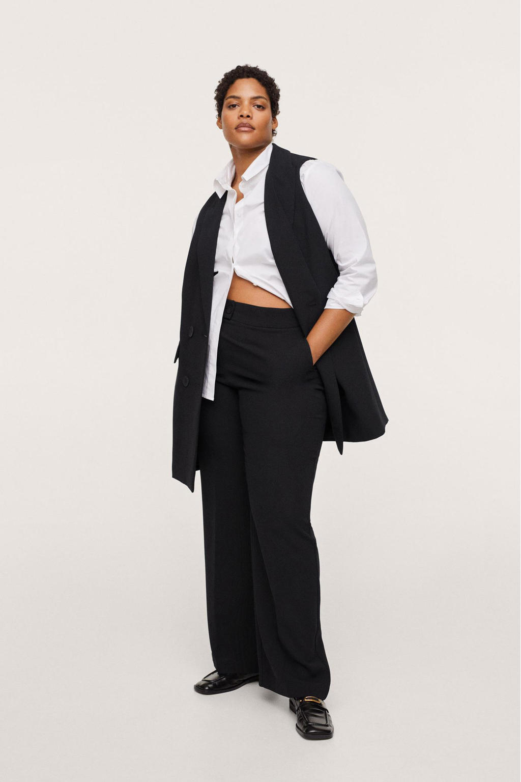 Mango Plus Size gilet zwart kopen? | Morgen in huis | wehkamp