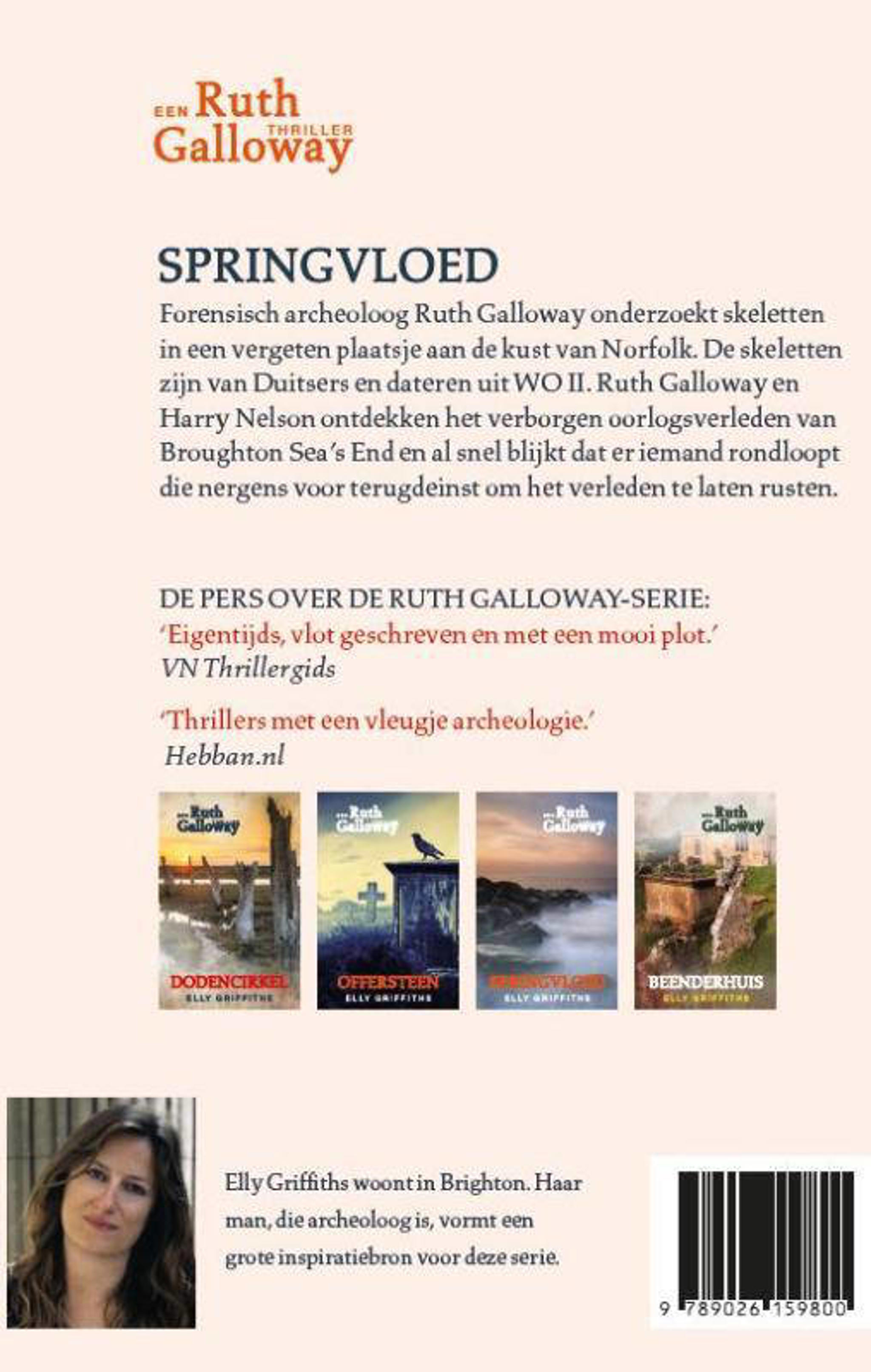 Elly Griffiths Ruth Galloway: Springvloed | wehkamp