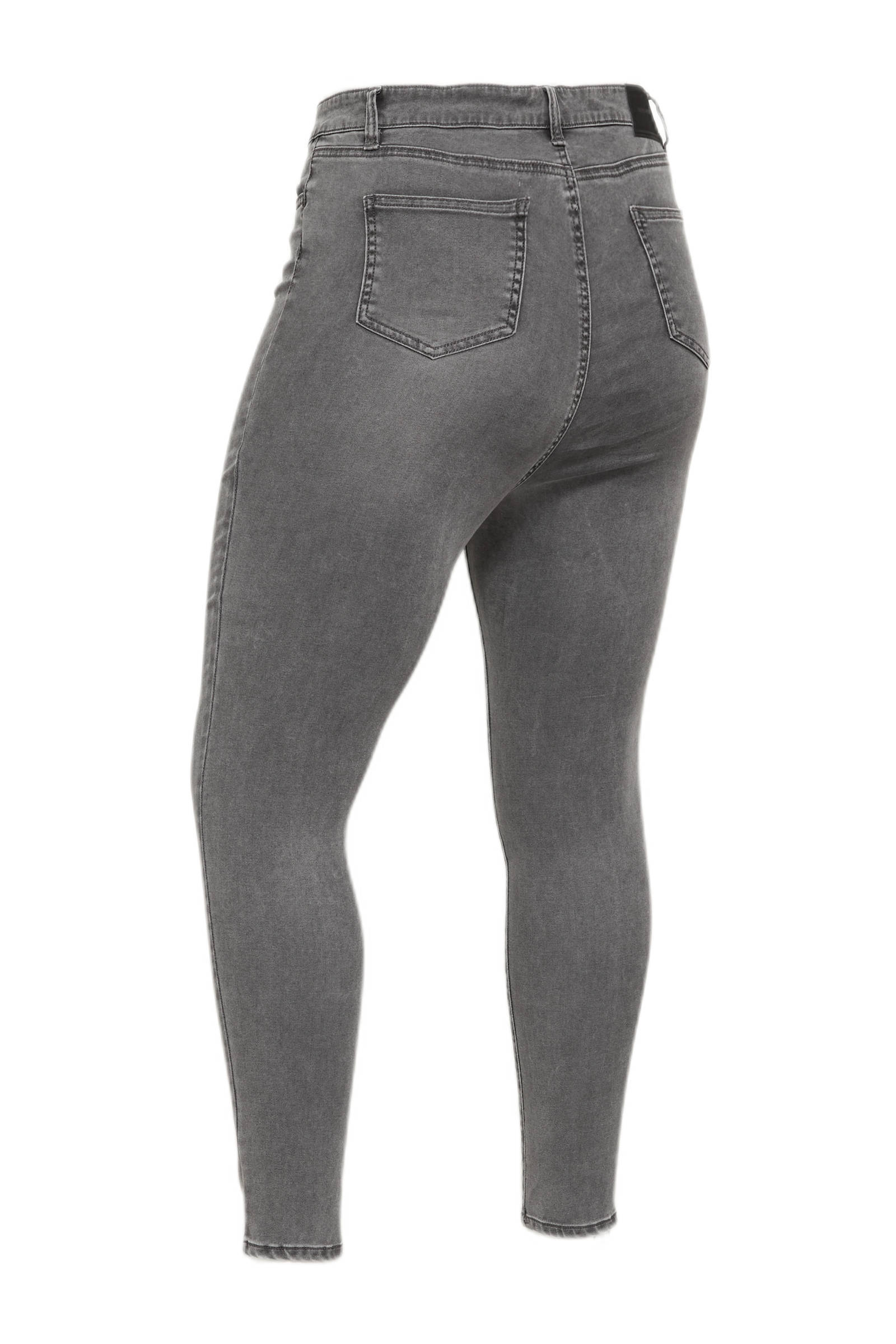 Simply Be high waist skinny jeans CLOUD SOFT TOUCH lichtgrijs denim ...