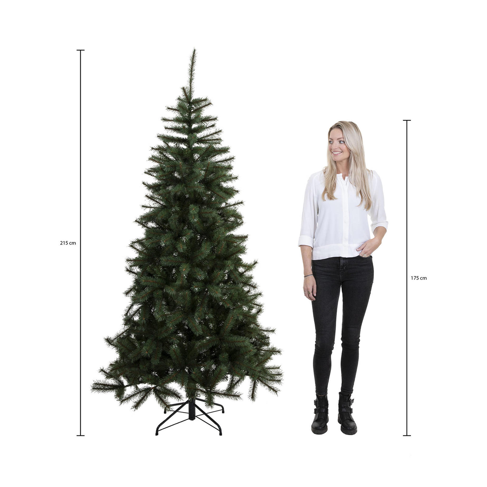 Black Box Trees verlichte kerstboom Toronto (h215xø132 cm) | wehkamp