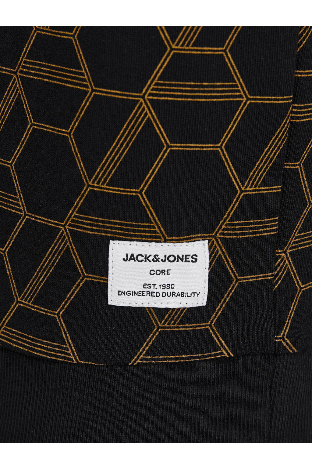JACK & JONES CORE sweater JCORAIDER met all over print black | wehkamp
