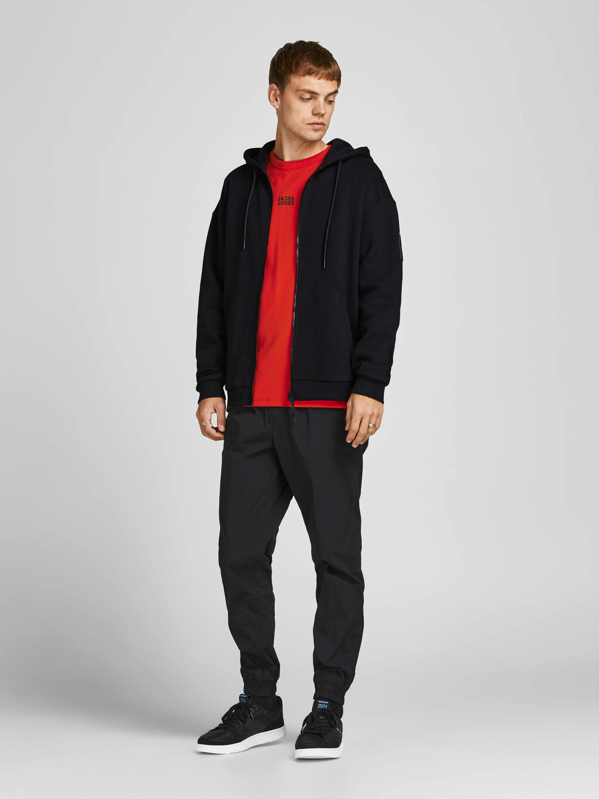 JACK & JONES CORE sweatvest black | wehkamp