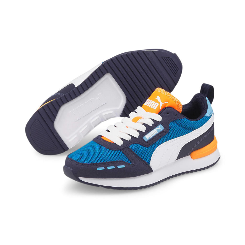 Puma R78 Runner sneakers kobaltblauw/wit/donkerblauw | wehkamp