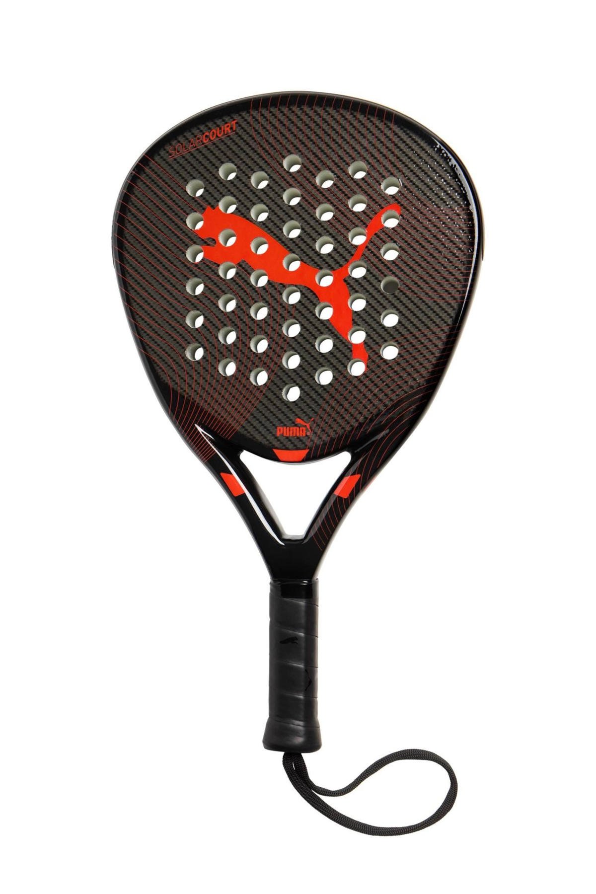 Puma padel racket SolarCourt zwart/rood | wehkamp