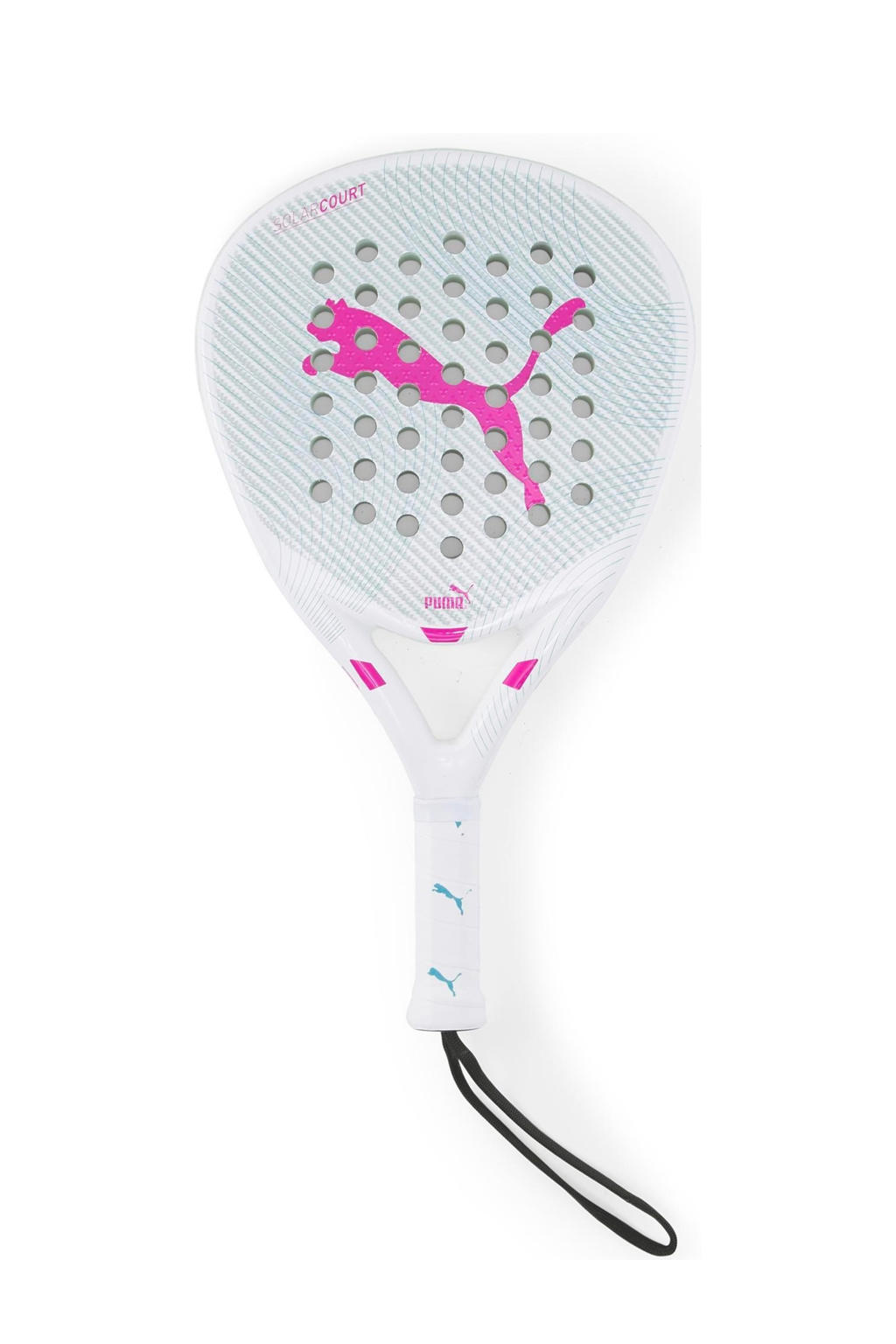 Puma padel racket SolarCourt wit/fuchsia | wehkamp