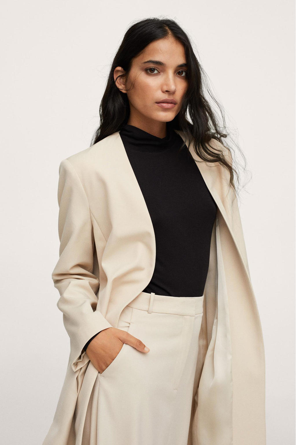 Mango maxi rok lichtbeige kopen? | Morgen in huis | wehkamp