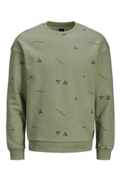 JACK & JONES CORE sweater met all over print navy blazer | wehkamp