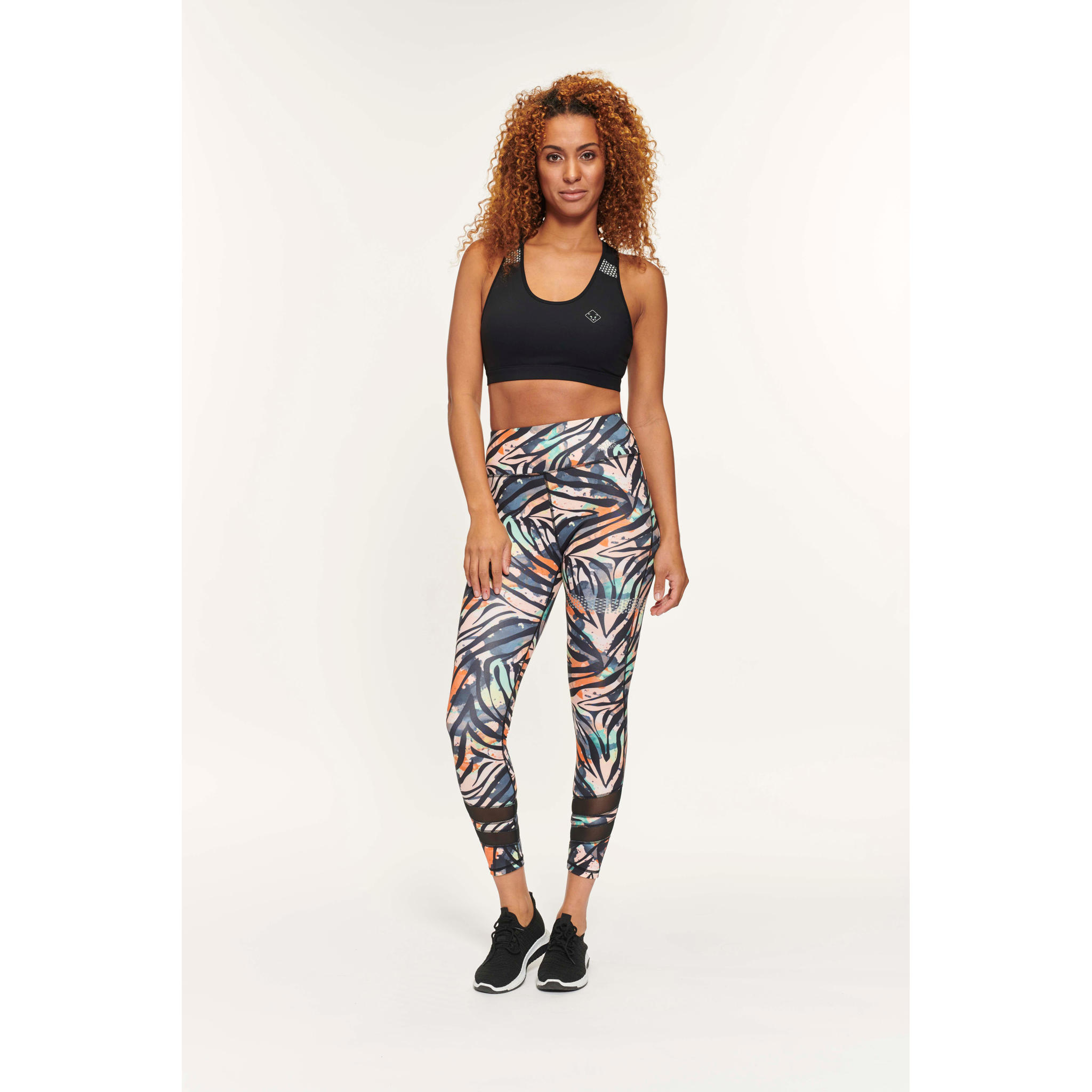 Active Panther sportlegging Mandy zwart/multi | wehkamp
