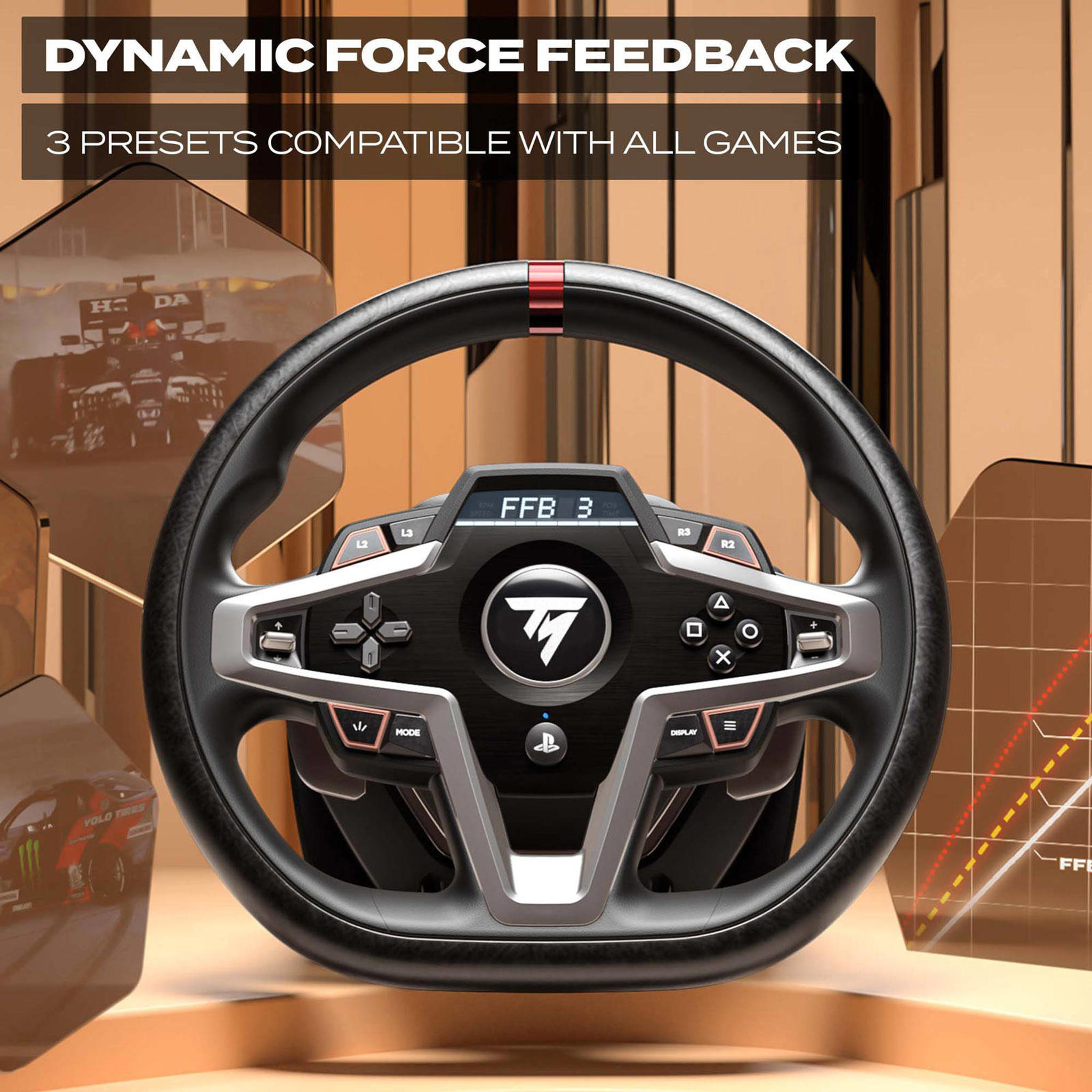 Thrustmaster T248 Force Feedback racestuur (PS5/PS4/PC) | wehkamp