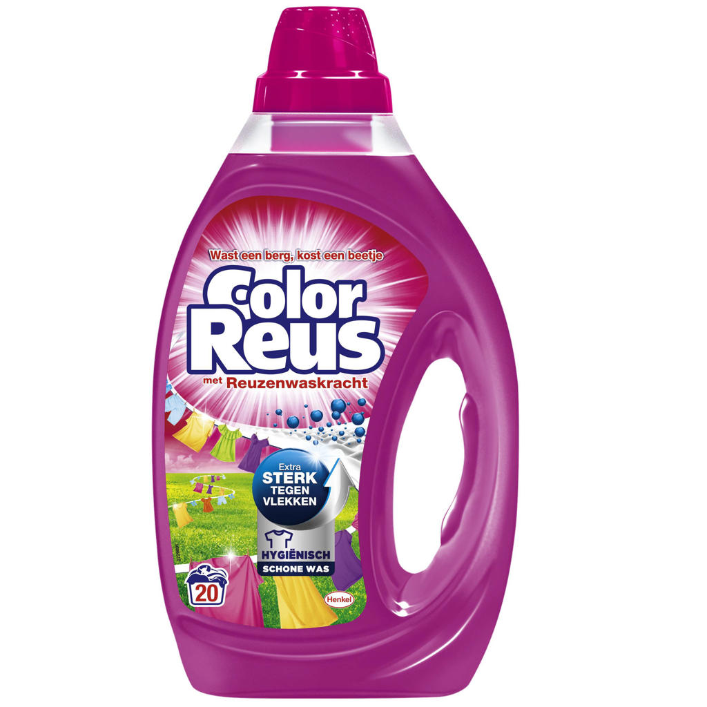 Witte Reus Color Reus Gel vloeibaar wasmiddel - 6 x 20 wasbeurten ...