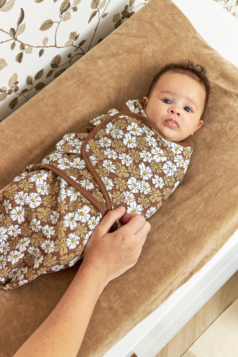 Meyco inbakerdoek Vintage Flower taupe | wehkamp