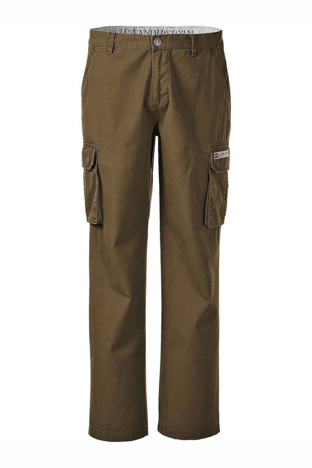 Jan Vanderstorm regular fit broek STEEN Plus Size beige | wehkamp