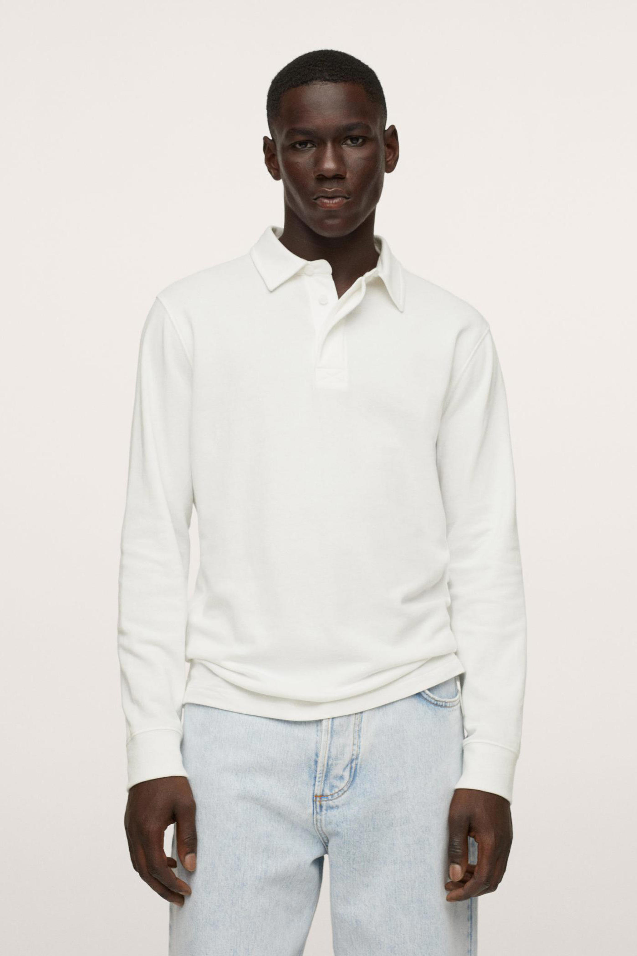 Mango Man polo naturel wit kopen? | Morgen in huis | wehkamp