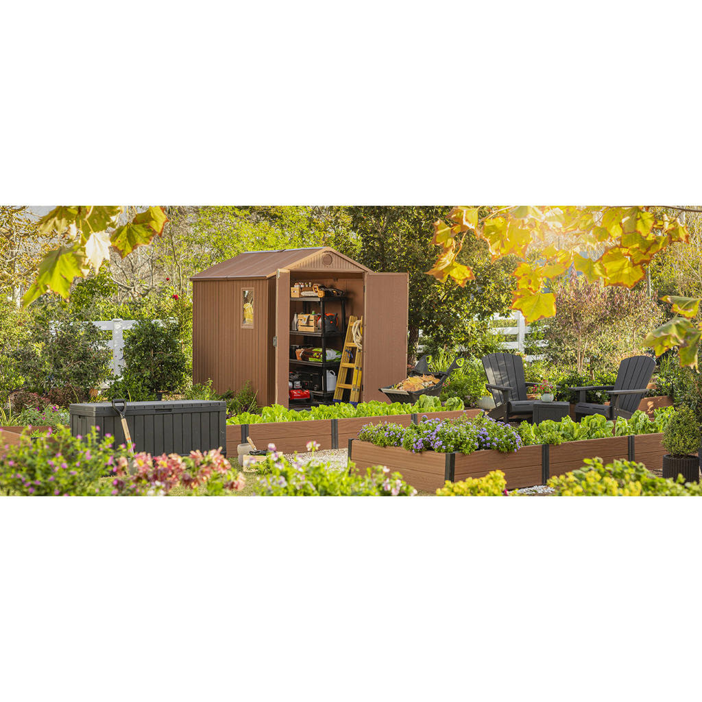 Keter Darwin 68 tuinhuis (190x244x221 cm) | wehkamp