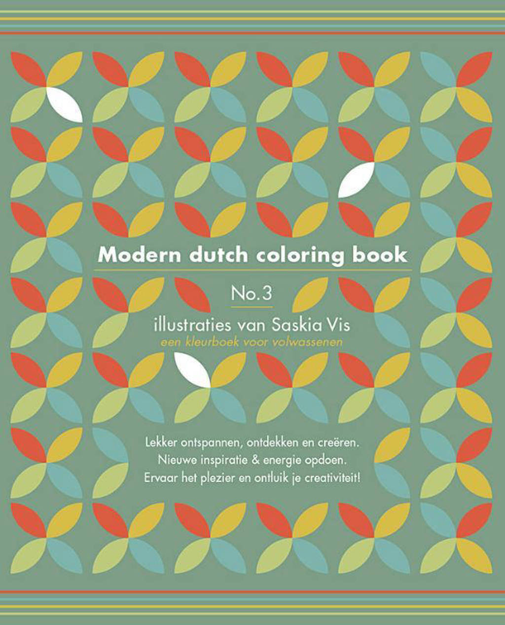 Saskia Vis Modern dutch coloring book 3 | wehkamp