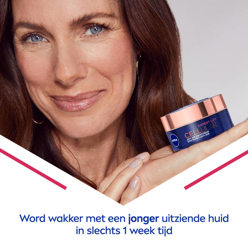 NIVEA Cellular Hyaluron +Elasticity Nachtcrème | wehkamp